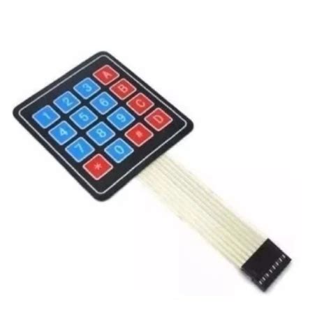Arduino Teclado De Membrana Matricial 4x4 16 Teclas Ref15 Shopee Brasil