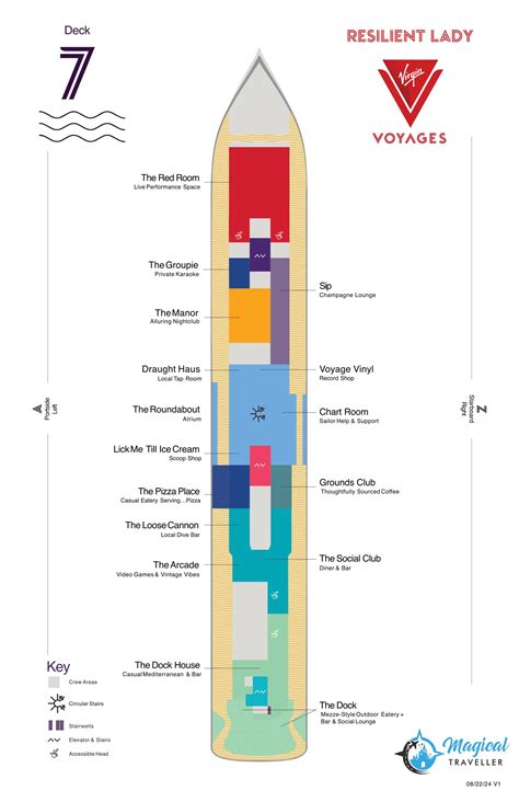 Resilient Lady Deck Plan A Comprehensive Deck By Deck Tour Magical