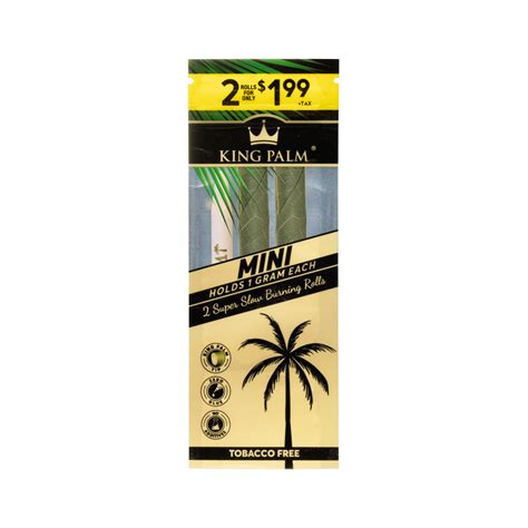 King Palm Mini 2 X 1g Slow Burning Blunt Pre Roll Smoke Moment