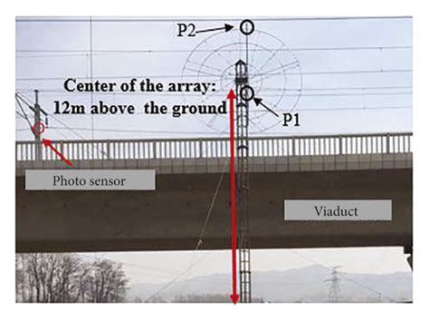 microphone array measurement a the array setup and running direction