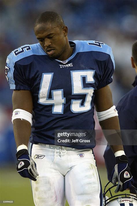 Running Back John Simon Of The Tennessee Titans Looks On Against The News Photo Getty Images