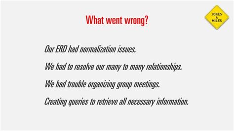 Jokes4miles Joke Database Ppt