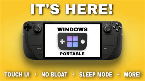 Steam Deck Windows Handheld Mode Is Here Windeckos Guide Youtube