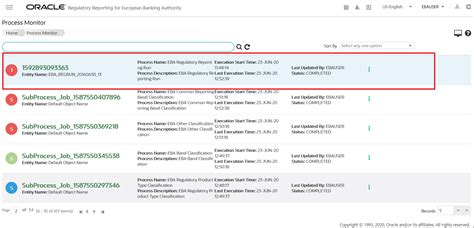 6 Executing Run Through Process Modelling Framework In OFS AGILE RP EBA