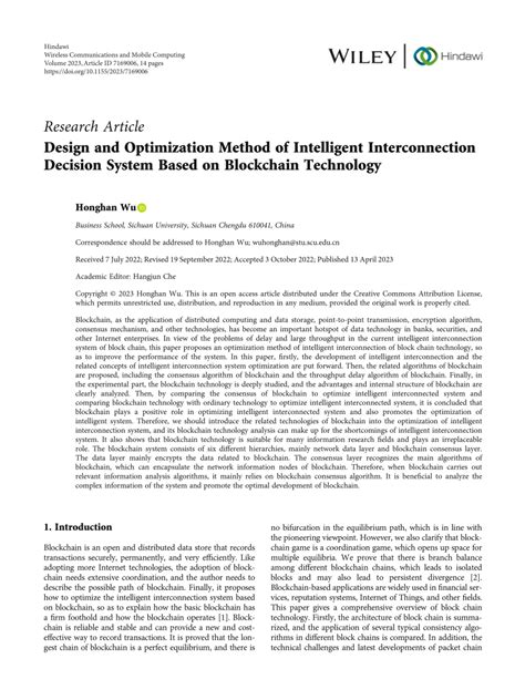 pdf design and optimization method of intelligent interconnection