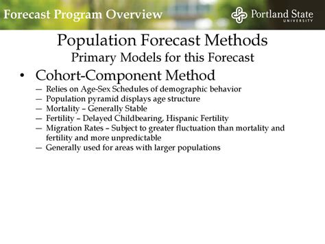 Population Forecast Program Team Ppt Download