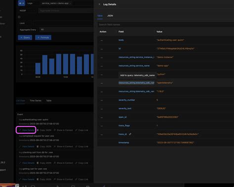 Logs Query Builder Signoz