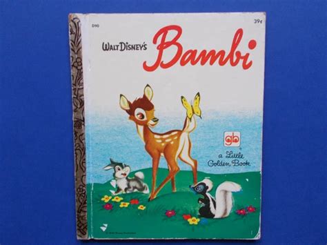 A Little Golden Book Walt Disneys Bambi Book D90 895 Picclick Au