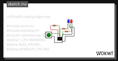 Attiny85 Leading Edge Wokwi Esp32 Stm32 Arduino Simulator