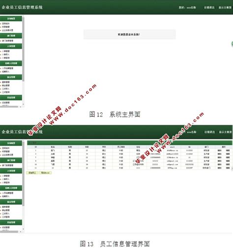 基于SSH的企业员工信息管理系统的设计与实现 MySQL 含录像 Javaweb 毕业设计论文网