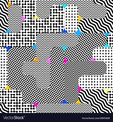 Seamless Background Geometric Abstract Diagonal Vector Image