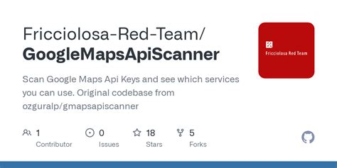 GitHub Fricciolosa Red Team GoogleMapsApiScanner Scan Google Maps Api Keys And See Which