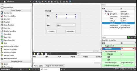 Qt设置qlineedit不可编辑qt Lineedit不可编辑 Csdn博客