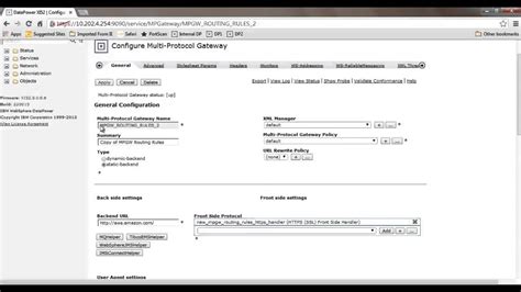 Ibm Datapower Introduction To Multi Protocol Gateway Mpgw Part 1 Youtube