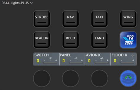 Carenado Pa34t Seneca Streamdeck 15 Xl And Plus Lights Profile 对于 Microsoft Flight Simulator