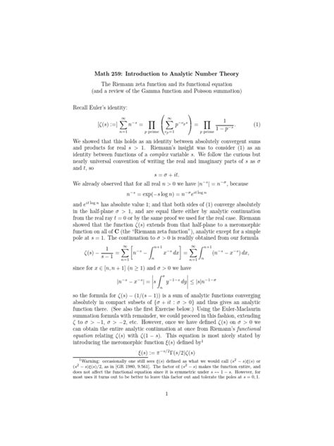 Introduction To Analytic Number Theory Pdf