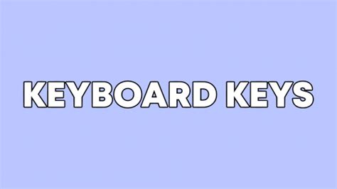 Create A Some Keyboard Keys Tier List Tiermaker