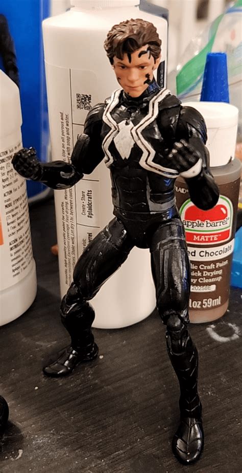 Custom Mcu Style Black Suit Spidey Rmarvellegends