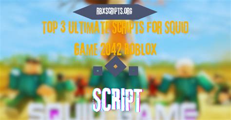 Top Ultimate Scripts For Squid Game Roblox RBX Scripts