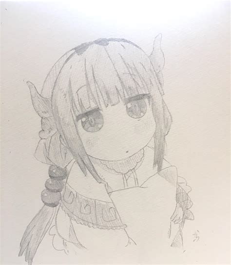 A Sketch Of Kanna Kamui Ranimesketch
