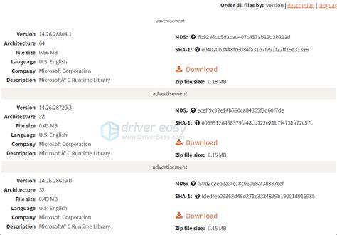 How To Fix MSVCP Dll Is Missing The Right Way Driver Easy