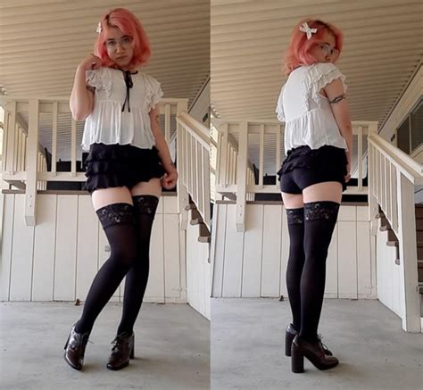 Heh do you like my outfit? : r/femboy