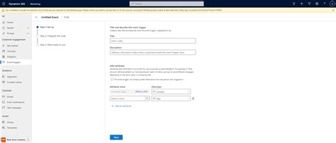 Picture4event Trigger Set Up In D365 Marketing Ellipse Solutions
