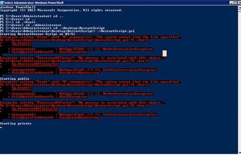 Arguments Start Error In Powershell Starting A Shortcut Stack