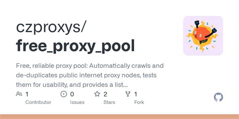 GitHub Czproxys Free Proxy Pool Free Reliable Proxy Pool Automatically Crawls And De
