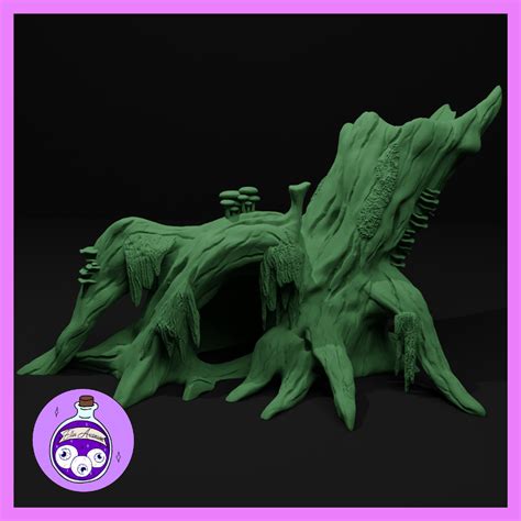 Stl File Lair Underground Entrance Gnarled Tree 🌳 ・3d Printer Model To Download・cults