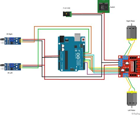 Arduino Uno With Line Follower Robot Car