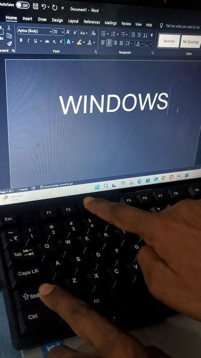 Ms Wordtricks Windows Computer Tipsandtricks Keyboard Youtube