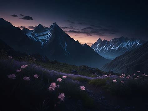 Ai 생성 산 풍경 Pixabay의 무료 이미지 Pixabay