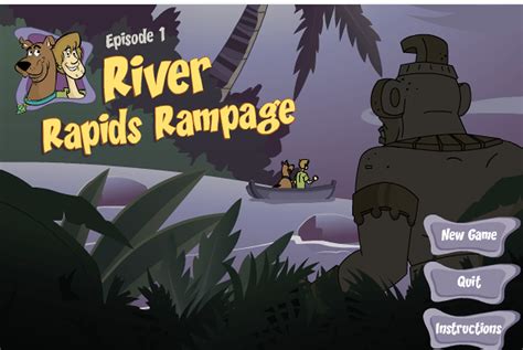 스쿠비 두 Mayan Mayhem 에피소드 1 - 무서운 강 (River Rapids Rampage) 게임 바로하기