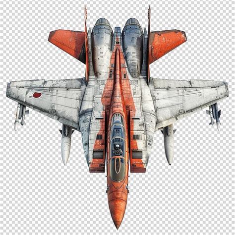 투명한 배경에 고립된 호스넷 전투기 프리미엄 Ai 생성 Psd
