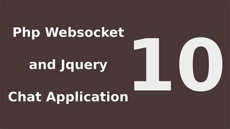 Php Chat Application System Tutorial Websocket And Jquery 10 Show