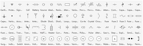 Simboli Elettrici Tabella E Legenda Schema Elettrico
