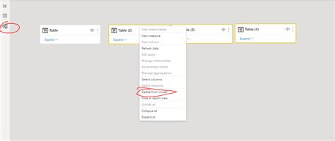 Solved Removing Multiple Tables From Data Section Microsoft Fabric