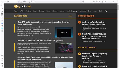 mozilla released a firefox nightly test build with vertical tabs