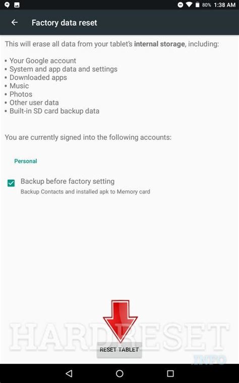 How To Factory Reset Lenovo Tab Hardreset Info