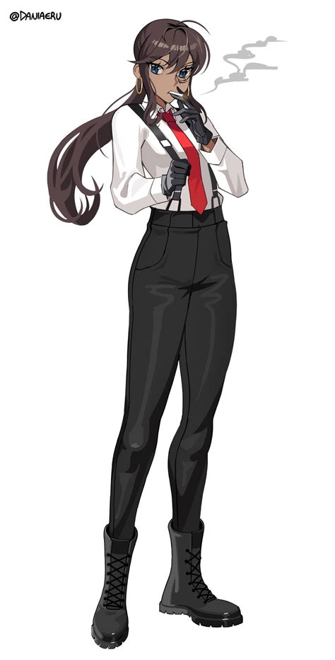 Safebooru 1girl Artist Name Bangs Black Footwear Black Gloves Black