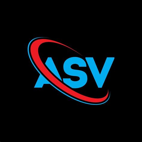 Asv Logo Asv Letter Asv Letter Logo Design Initials Asv Logo Linked