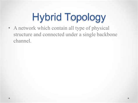 Technology Topology Information Technology Pptx