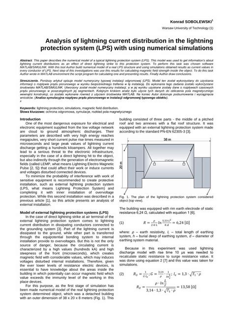 pdf analysis of lightning current distribution in the lightning