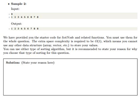Solved Sorting Basics Points What Is The Most Chegg Com