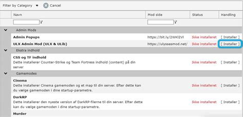 Hvordan gør jeg mig selv til Super Admin ULX Guide Center Nice Hosting ApS