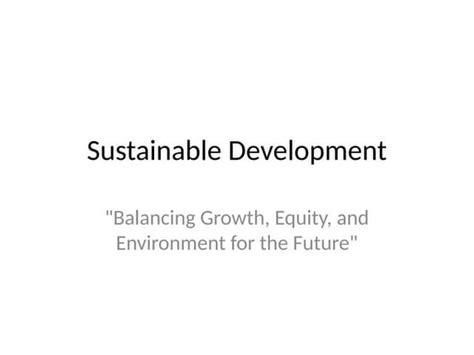 Sustainable Development Class 10pptx