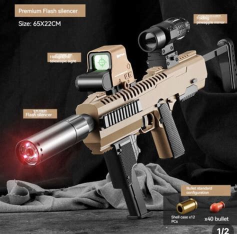 Unbranded Upgraded Shell Ejecting Submachine Soft Bullet Toy India Ubuy