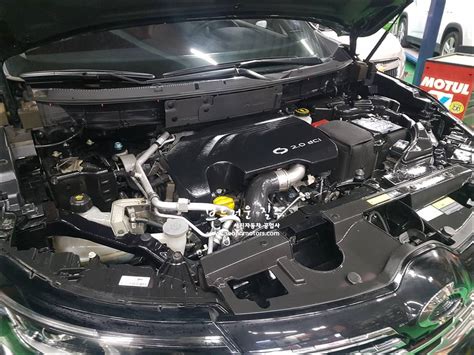 르노삼성 Qm6 엔진오일 교환 및 타이어 위치교환 그리고 휠 얼라이먼트 노원 중랑 서진자동차공업사