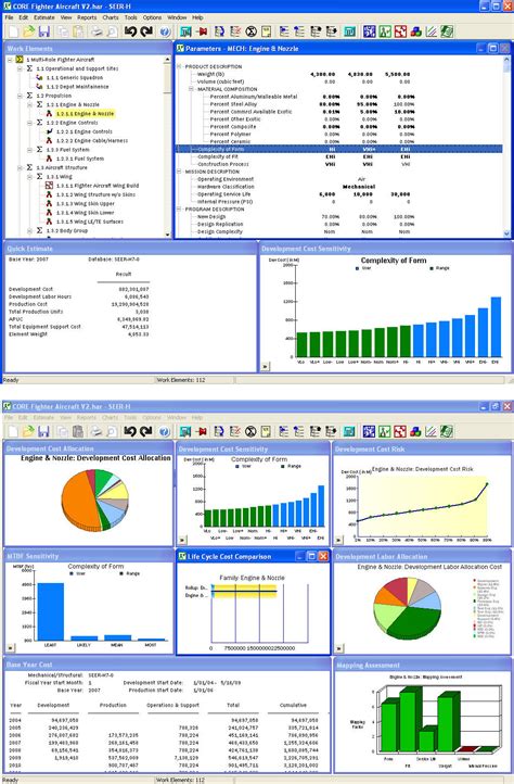 Project Spreadsheet Of Project Costs Estimates Regarding Software Cost